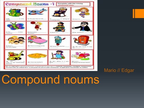 Compound nouns | PPT