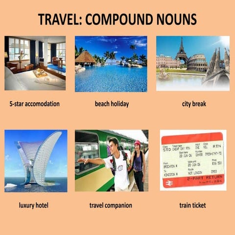 Compound nouns travel | PPTX