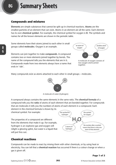 Chemthink: Chemical Reactions Tutorial guide | PDF | Chemistry | Science
