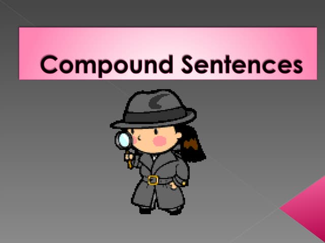 Compound sentences | PPS