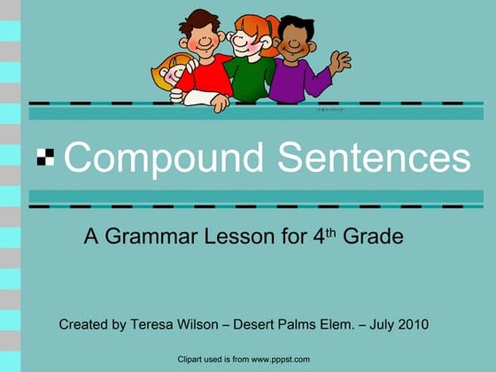 Compound sentences | PPT