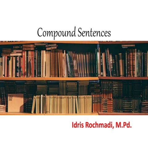 Compound sentences | PPTX