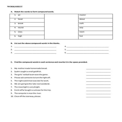Compound Words For Grade 5 English 5 First Quarter.pptx