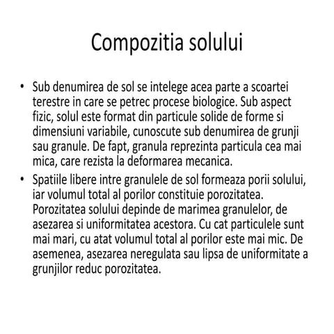 Compozitia solului.pptxxxxxxxxxxxxxxxxxxx | PPT