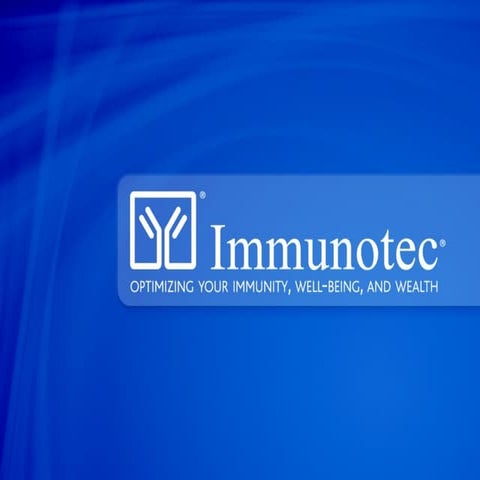 Immunotec Compensation Plan - English | PPT