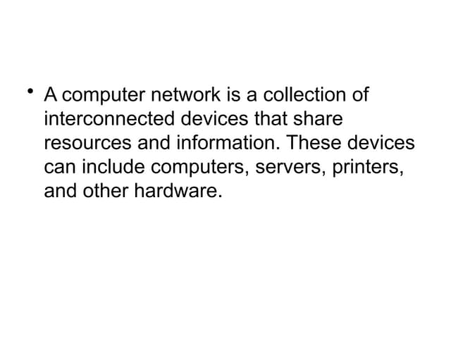 Computer Networks Presentation On Networks Ppt 4266