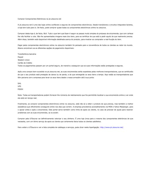 Utsource review | PDF