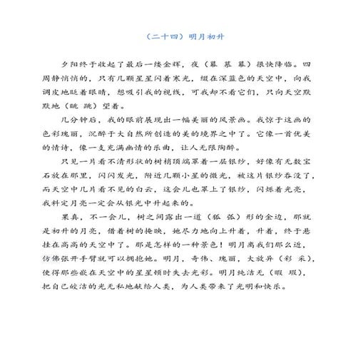 Chinese Comprehension 24 | PDF