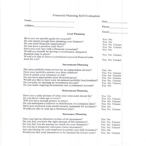 Comprehensive financial planning | PDF