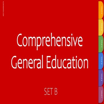 Comprehensive General Education SET B.pptx