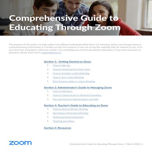 How to Use Zoom for Virtual Meetings and Webinars | PDF