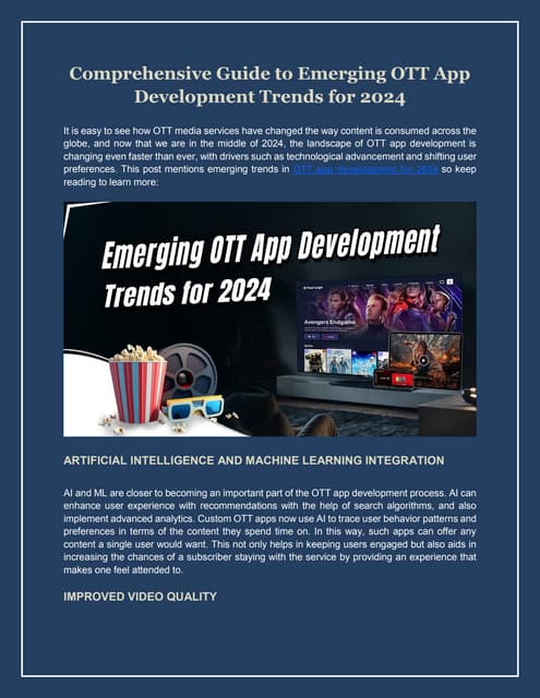 Steps for Successful OTT Platform Development.pdf | Home Entertainment ...