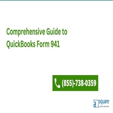 QuickBooks Form 941: A Step-by-Step Tutorial | PDF