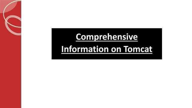 Comprehensive Information On Tomcat Ppt 3966