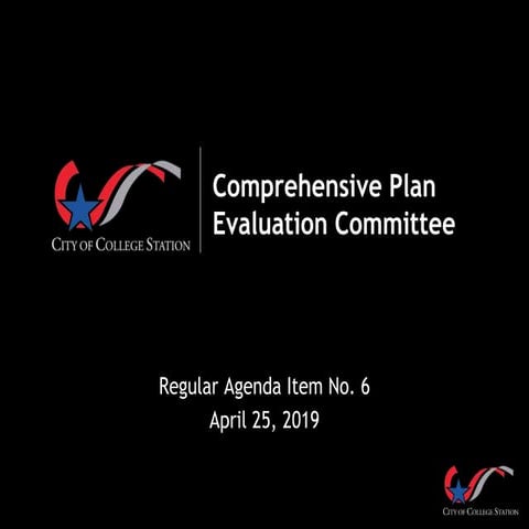 Comprehensive Plan Evaluation Committee | PPTX
