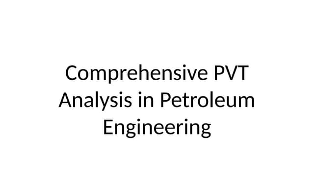 PVTSim - Beginners Guide & Tutorial (Multi-Phase Calculations) | PDF