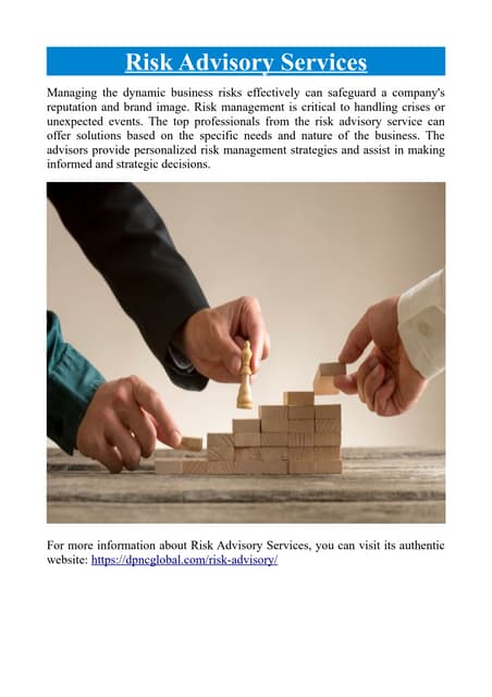 Risk Advisory Service | PDF