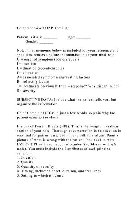 Soap Note Diabetes Mellitus.docx