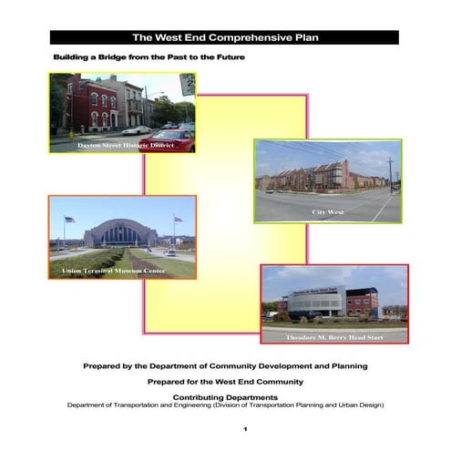 2002 Comprehensive West End revitalization plan | PDF