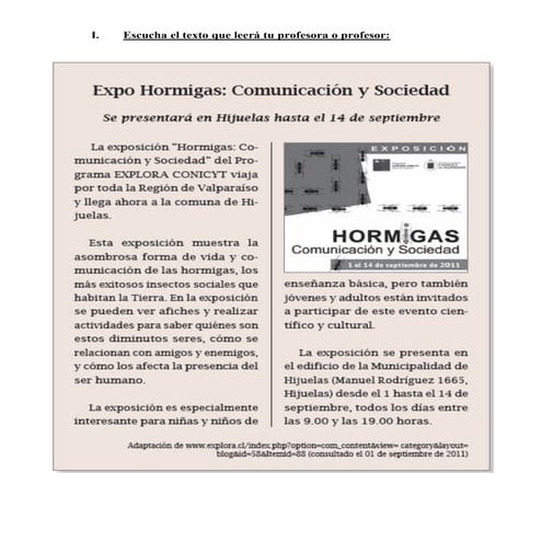 Comprender una notcia recnocer titular y parrafos de una noticia 30.04