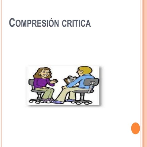 Comprensión critica | PPTX