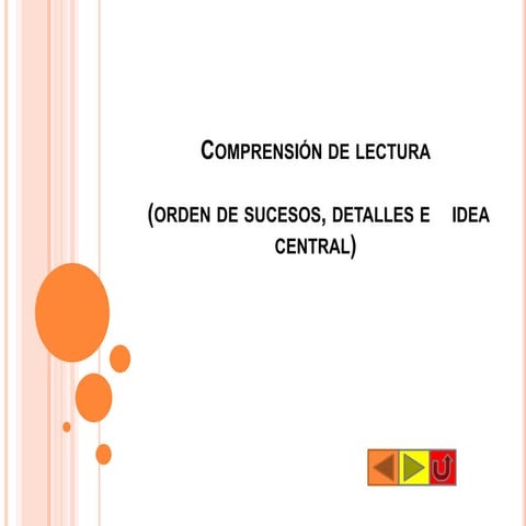 Comprensión de Lectura | PPTX