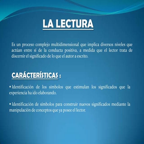 Etapas del proceso de lectura | PPTX