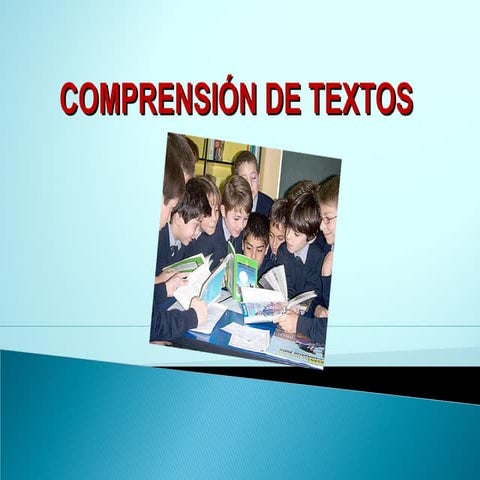 estrategia de aprendizaje COMPRENSION DE TEXTOS | PPT