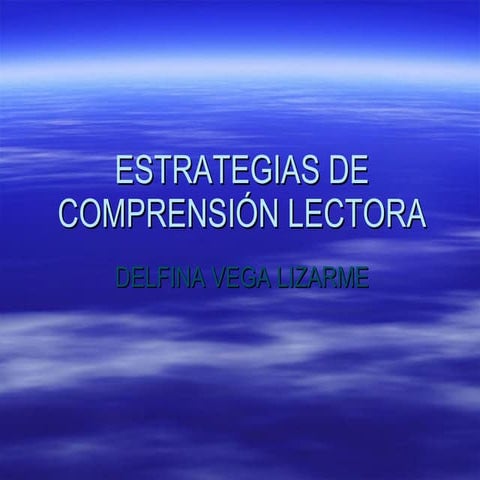Diapositiva: Comprension lectora | PPT