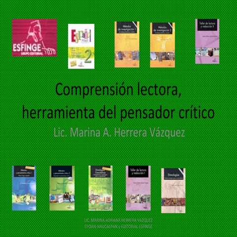 Comprension lectora 2012 | PPT
