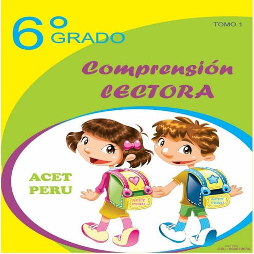 Comprension lectora 6 | PDF
