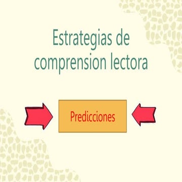 estrategias comprensión lectorade 2 pptx | PPTX
