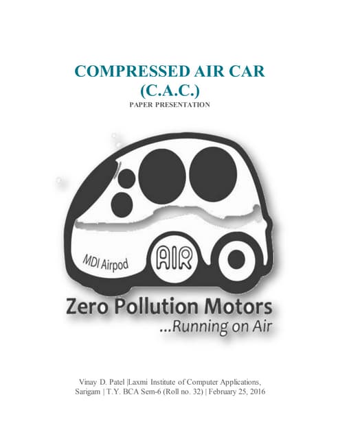 Air car ppt | PPT