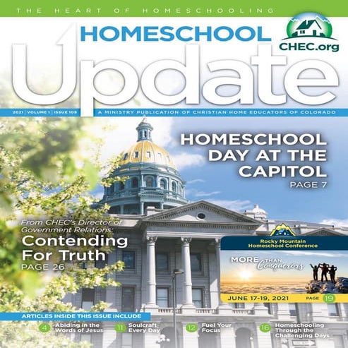 Homeschool Update Magazine - 2021, Volume 1, Issue 109 | PDF