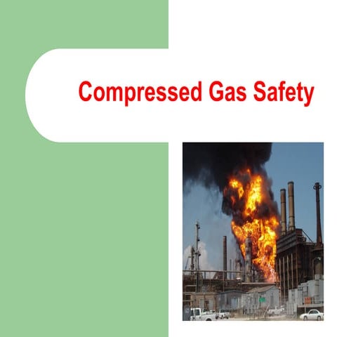 Compressed Gas Safety for gas welding and cutting | PPT