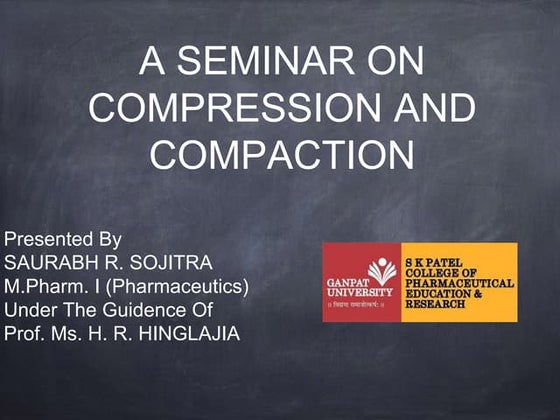 Compression And Compaction Pptx