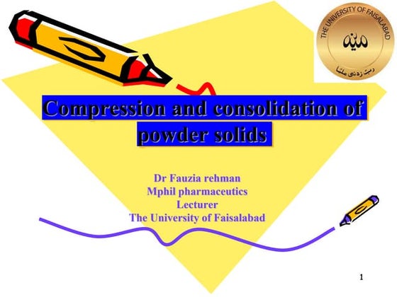 compression and consolidation | PPTX | Geology | Science