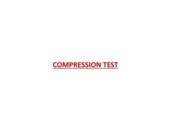 Lec 2 compression test | PDF | Physics | Science