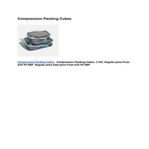 Compression Packing Cubes . | DOCX