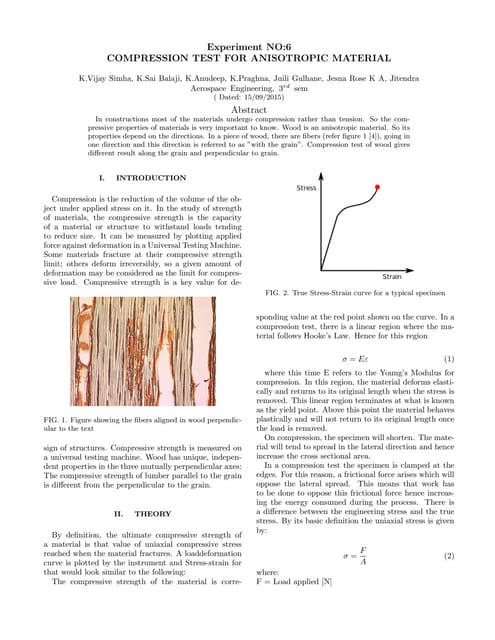 Lab report engineering materials lab - tensile test | DOCX | Physics ...