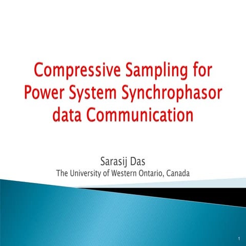 Compressive Sampling For Power System Synchrophasor Data Communication