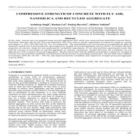 Comparison of compressive strength of concrete | PPTX