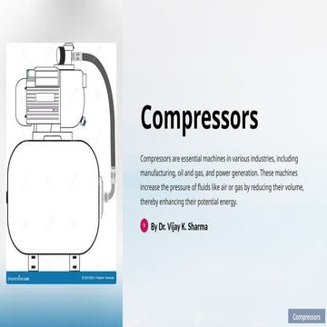Compressors for fluid machinery in mechanical enginnering | PPTX