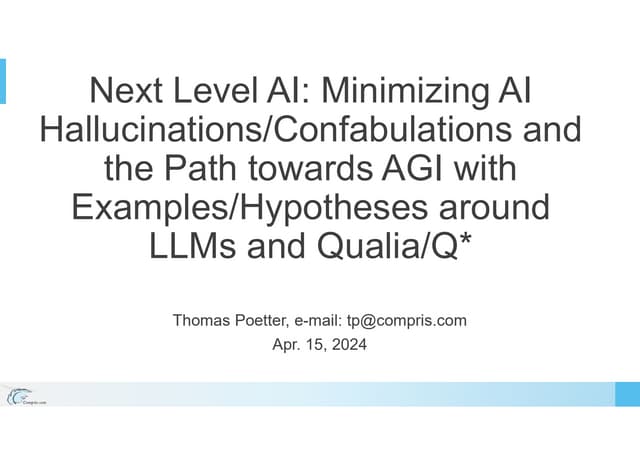 Minimizing Ai Hallucinationsconfabulations And The Path Towards Agi
