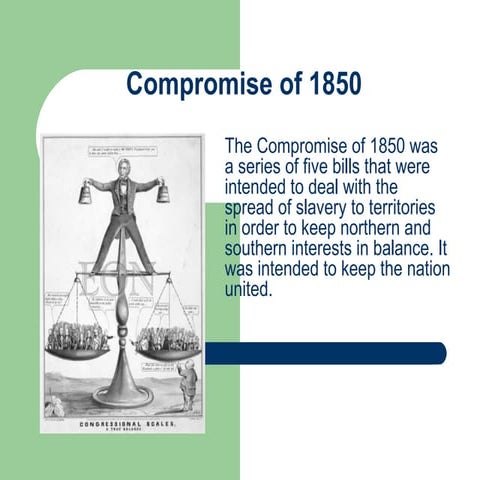 Compromise Of 1850 | PPT