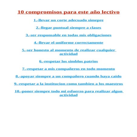 Compromisos | ODT