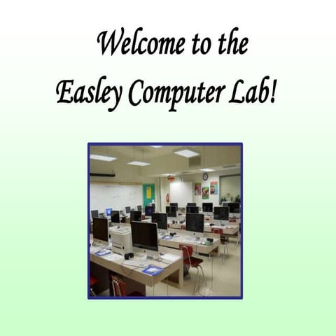 Computer lab rules | PPT