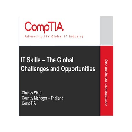 CompTIA IT Skills Presentation | PDF
