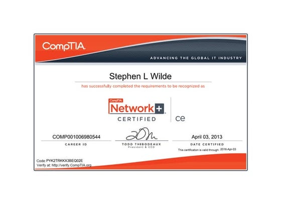 CompTIA Security+ ce Certificate | PDF