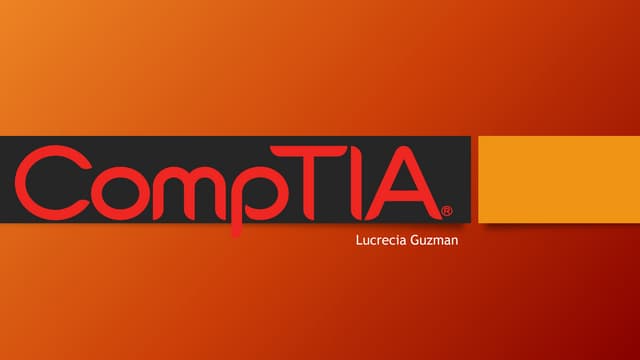 ComPTIA Overview | Comptia Security+ Book SY0-701 | PPT ComPTIA Overview | Comptia Security+ Book SY0-701 | PPT